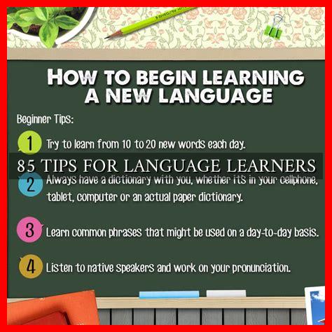 85 TIPS FOR LANGUAGE LEARNERS - Wadaef