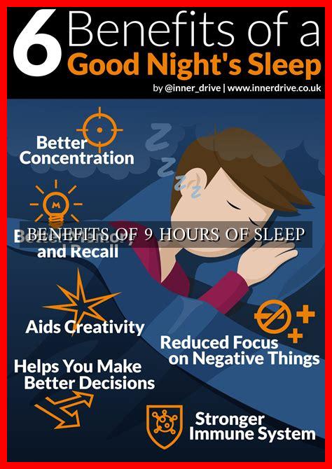 BENEFITS OF 9 HOURS OF SLEEP - Wadaef