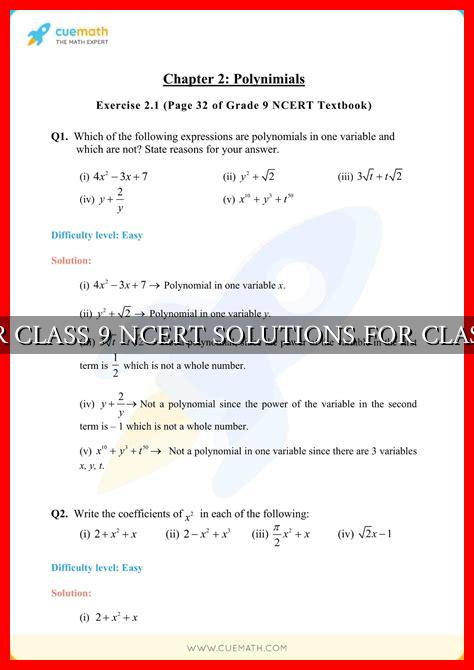 FOR CLASS 9 NCERT SOLUTIONS FOR CLASS 9 - Wadaef