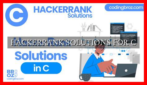 HACKERRANK SOLUTIONS FOR C - Wadaef