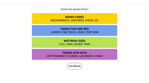 Nyt connections colors meaning - Wadaef