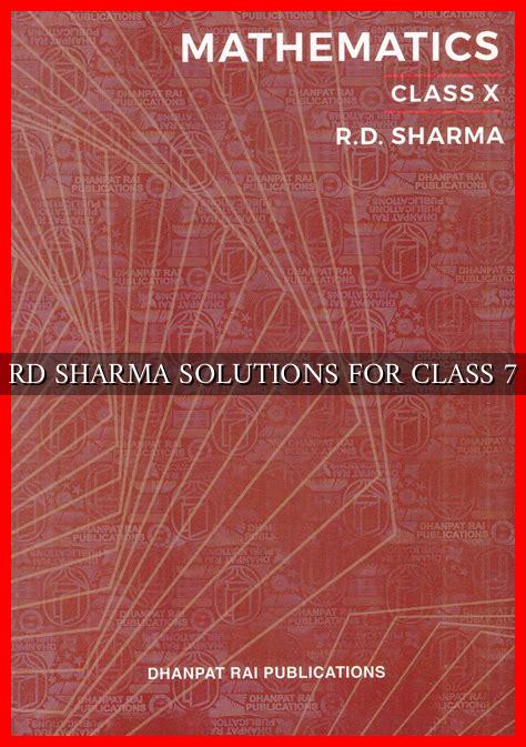 RD SHARMA SOLUTIONS FOR CLASS 7 - Wadaef
