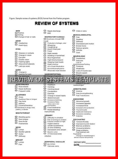 REVIEW OF SYSTEMS TEMPLATE - Wadaef