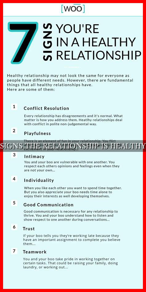SIGNS THE RELATIONSHIP IS HEALTHY - Wadaef