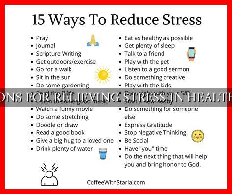 SOLUTIONS FOR RELIEVING STRESS IN HEALTHY WAYS - Wadaef