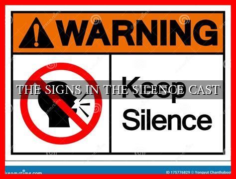 THE SIGNS IN THE SILENCE CAST - Wadaef