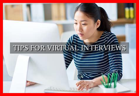 TIPS FOR VIRTUAL INTERVIEWS - Wadaef
