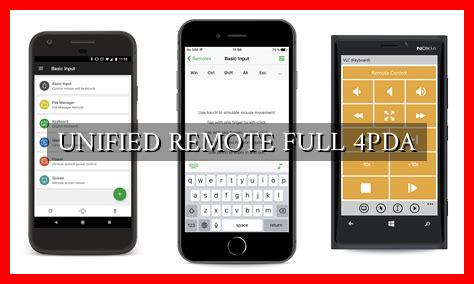 UNIFIED REMOTE FULL 4PDA - Wadaef