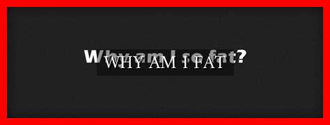 WHY AM I FAT - Wadaef