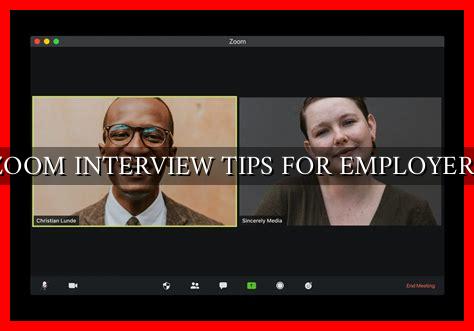 ZOOM INTERVIEW TIPS FOR EMPLOYERS - Wadaef